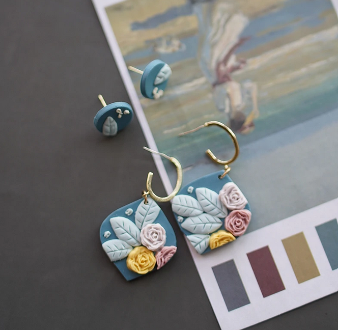 The Emma Polymer Clay Earring Set (2 Piece) – Dear Reverie